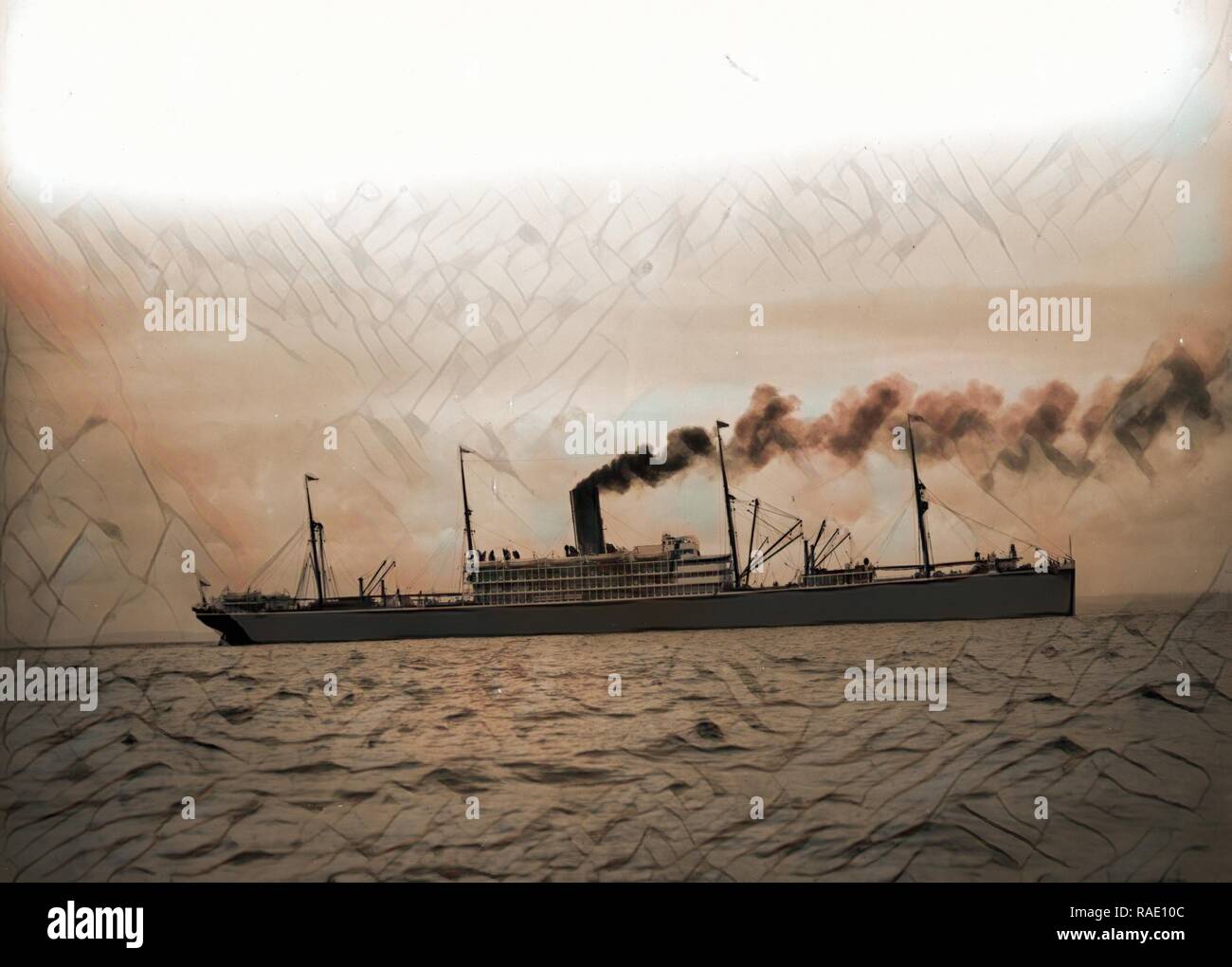 S.S. Dakota, broadside, Dakota (Steamship), Ships, 190. Reimagined by ...