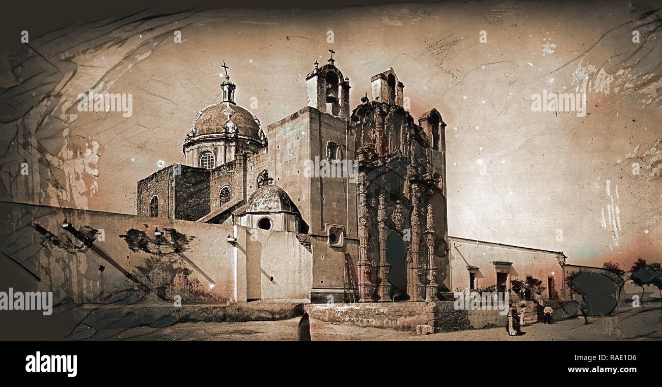 Aguas Calientes, Jackson, William Henry, 1843-1942, Catholic churches ...