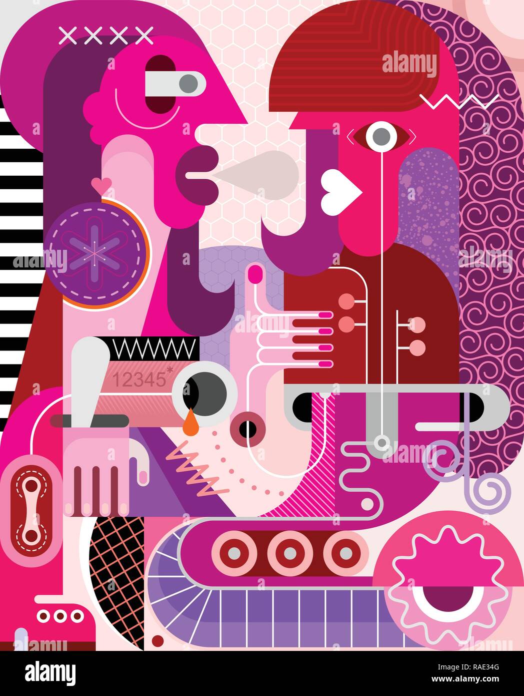 Picasso artwork Stock Vector Images - Alamy