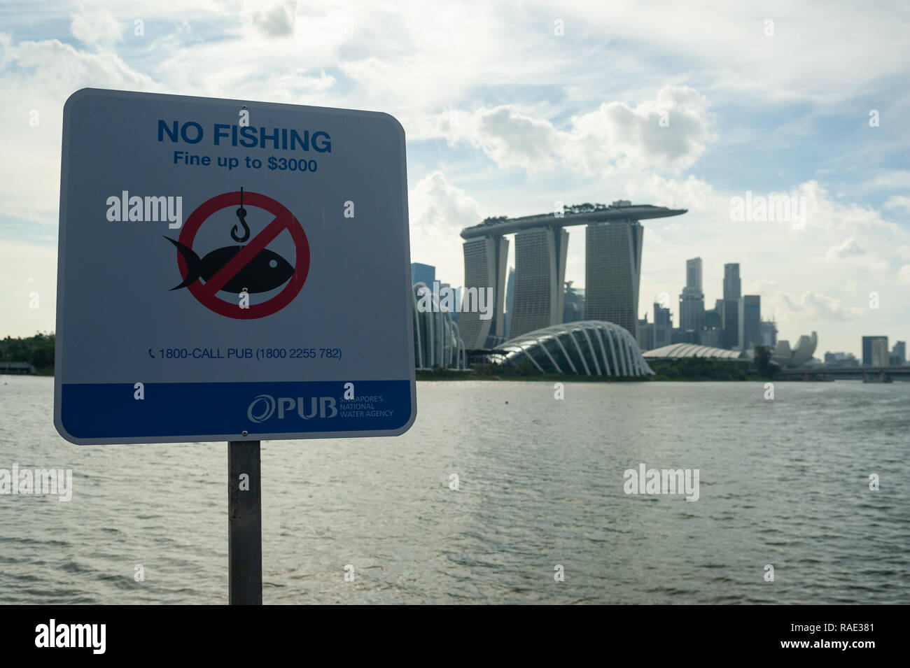 No Fishing Sign Singapore
