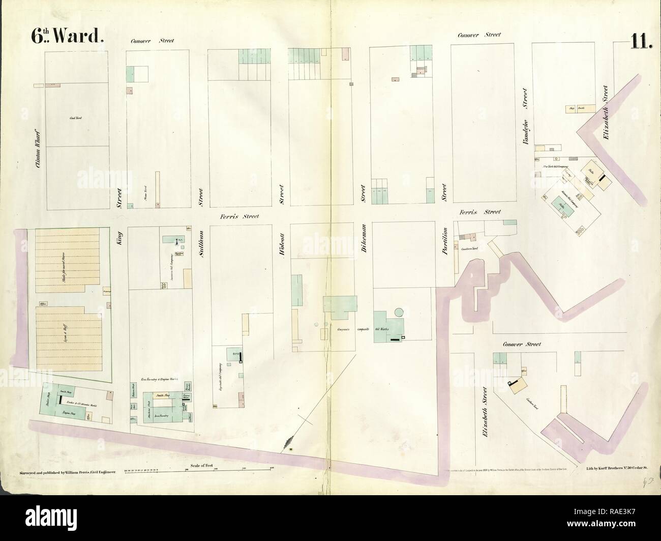 Red hook brooklyn map hi-res stock photography and images - Alamy