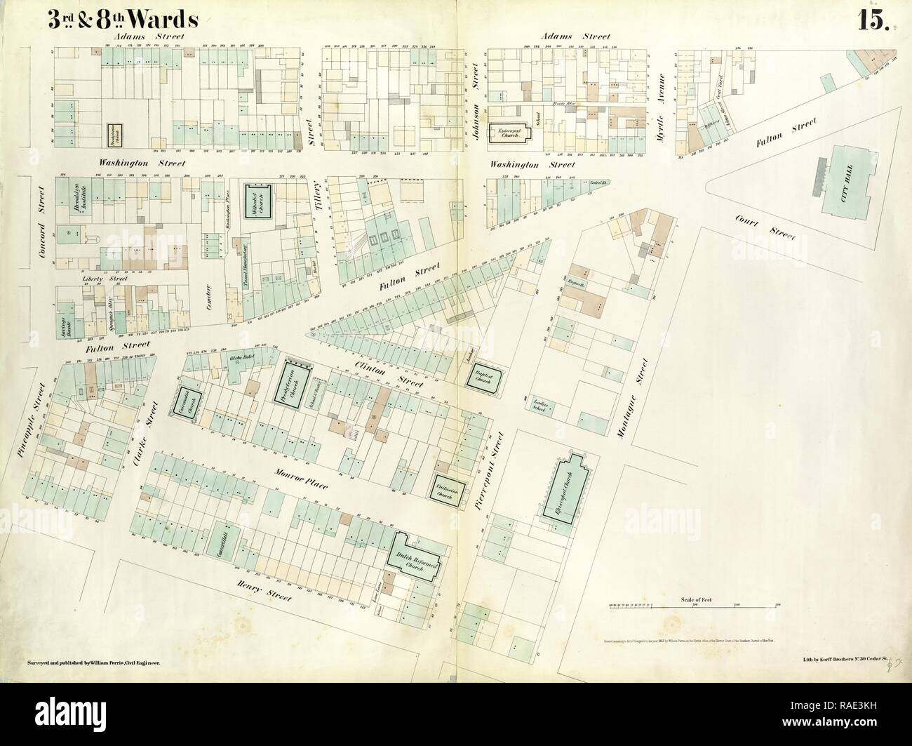 Map of fulton hi-res stock photography and images - Alamy