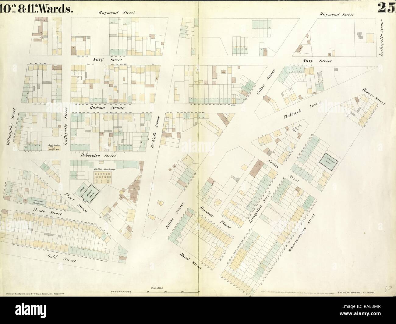 Old map of flatbush hi-res stock photography and images - Alamy