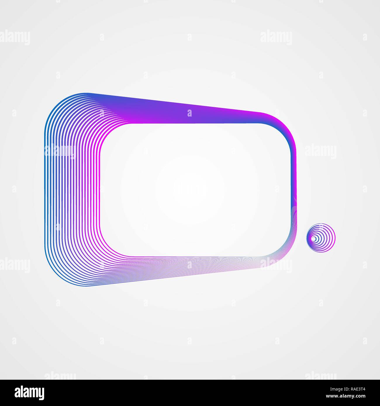 Asymmetric rectangular frame of lines.. Stylized guilloche element.10 ...