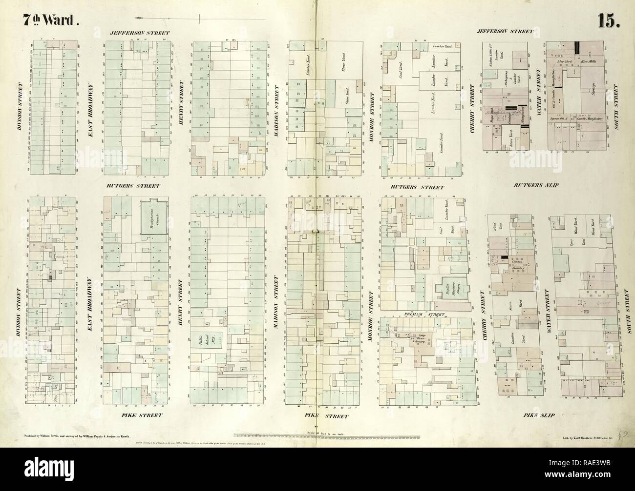 Plate 15: Map bounded by Division Street, Jefferson Street, South ...