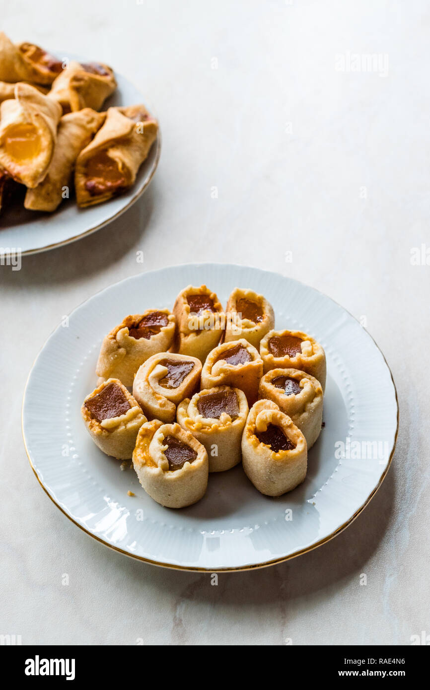 Homemade Turkish Delight Cookies / Biscuits usually Served with Tea ...
