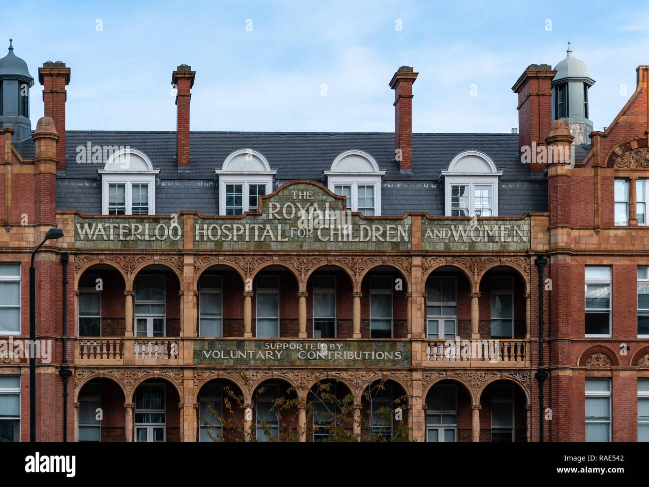 London, United Kingdom - October 18 2018: The sign for the former Royal ...