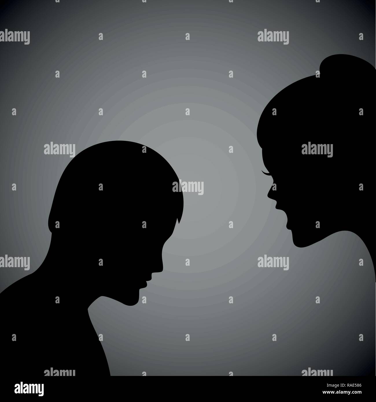 Two People Screaming At Each Other High Resolution Stock Photography and Images - Alamy
