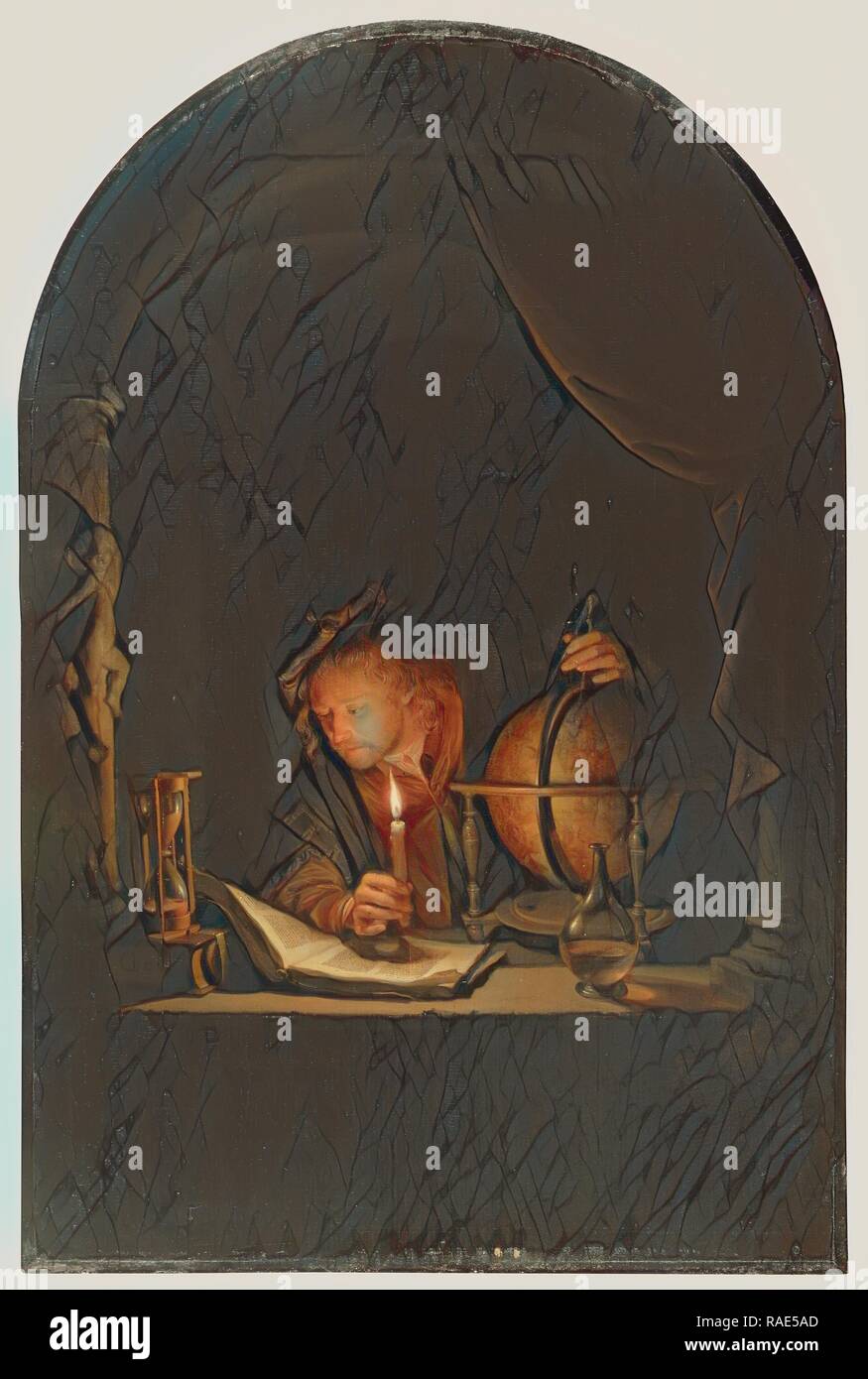 Gerrit dou astronomer by candlelight hi-res stock photography and ...