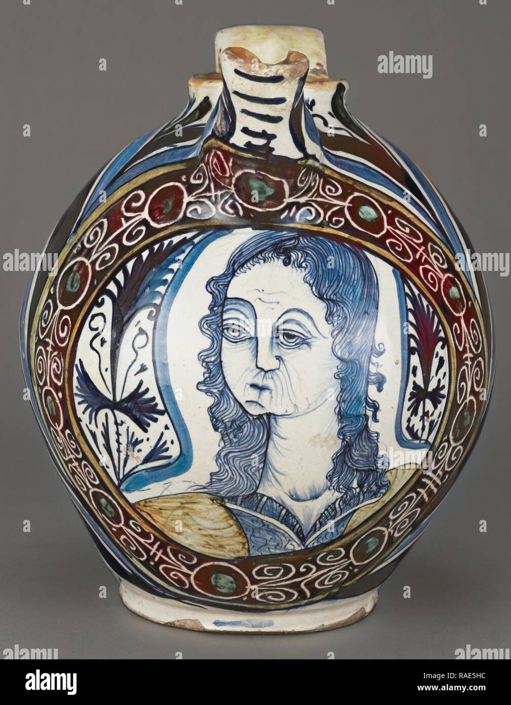 Jug with Medallion Bust (Brocca), Deruta or Montelupo, Italy, about ...