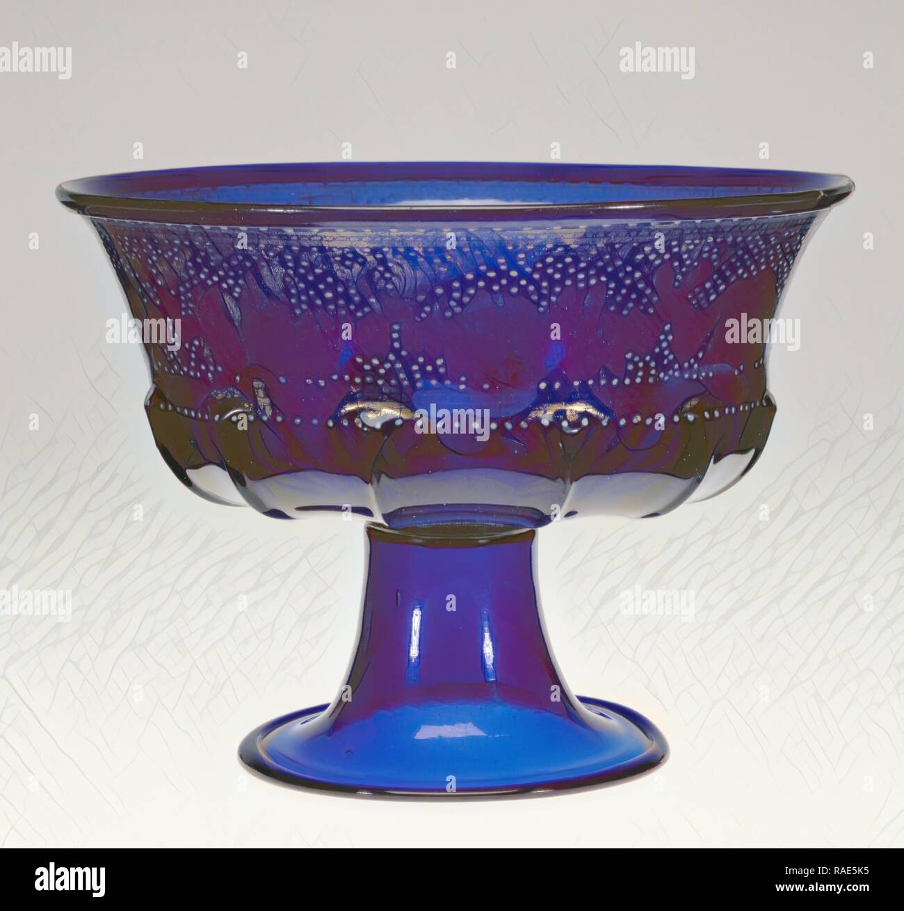 Footed Bowl (Coppa), Venice, Veneto, Italy, about 1500, Free- and mold ...