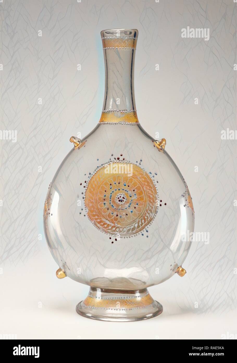 Pilgrim Flask, Venice, Veneto, Italy, late 15th or early 16th century ...