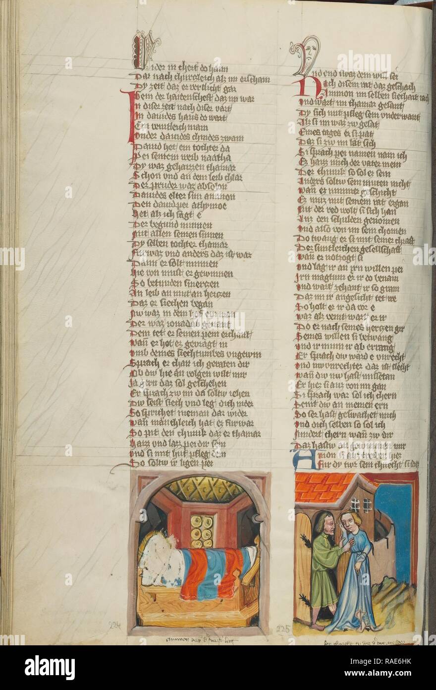 Amnon Raping Tamar, Amnon Throwing Tamar Out of his House, Regensburg ...