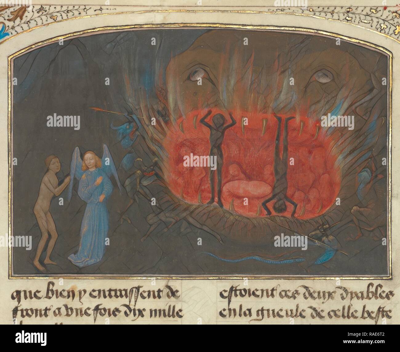 The Beast Acheron, Simon Marmion (Flemish, active 1450 - 1489), Ghent ...