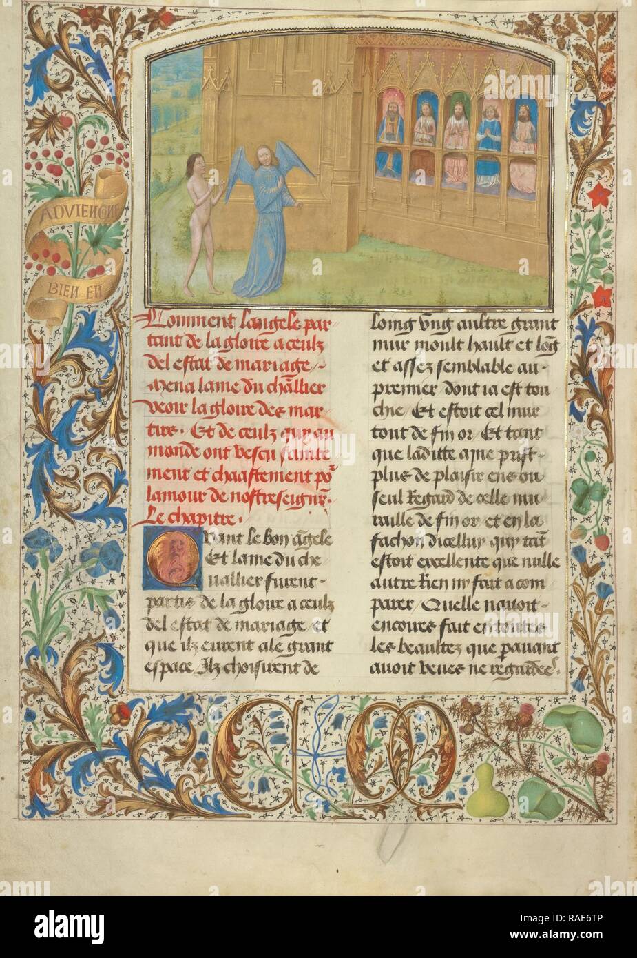 The Martyrs and the Pure Sing Praises to God, Simon Marmion (Flemish ...