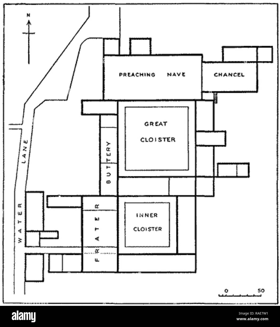 Benedictine Monastery Diagram
