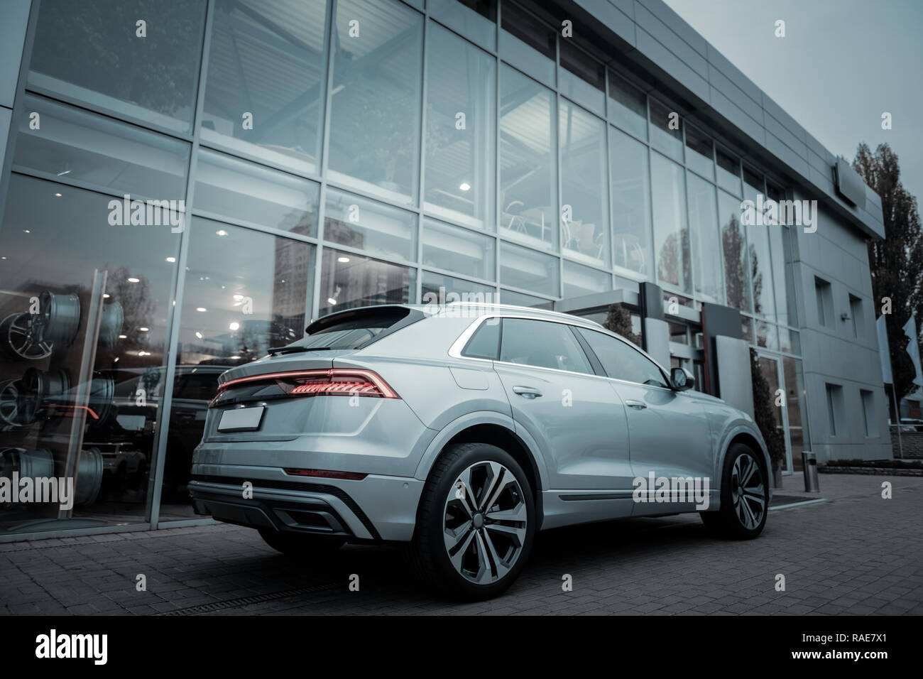 Silver hatchback car hi-res stock photography and images - Alamy