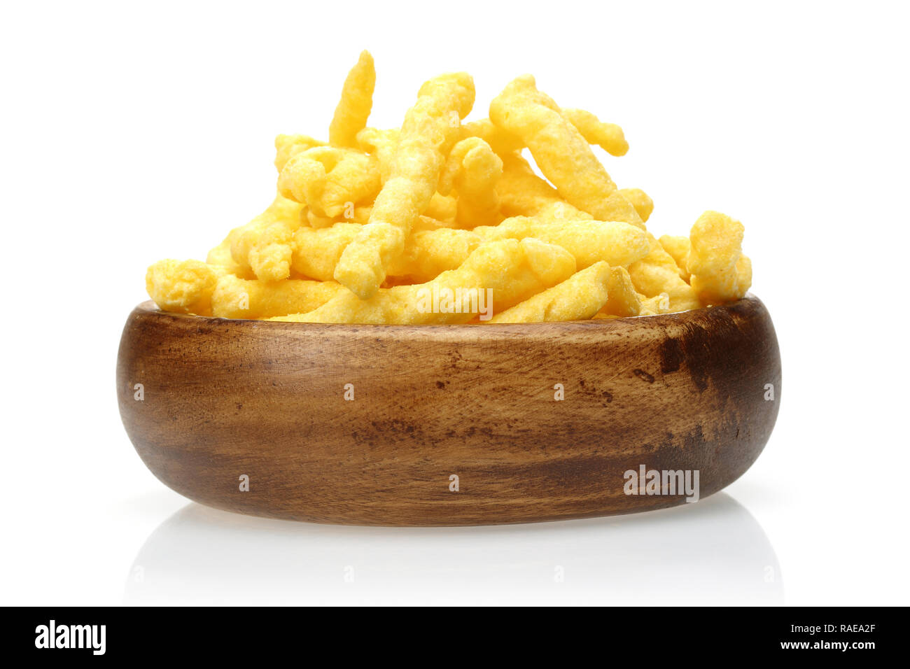 Cheese flavor corn snack Cut Out Stock Images & Pictures - Alamy