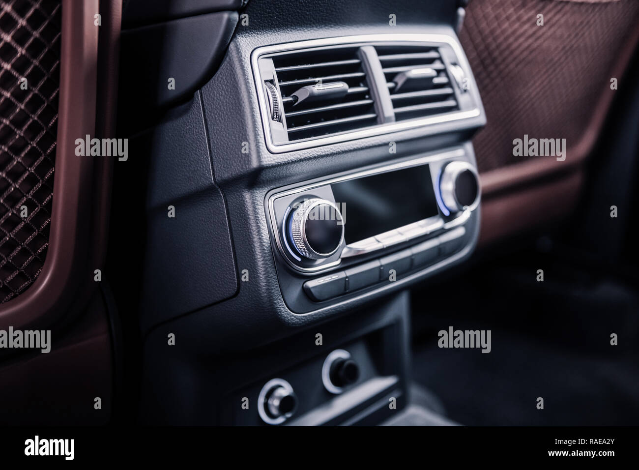 Close up of air conditioning system inside the car Stock Photo - Alamy