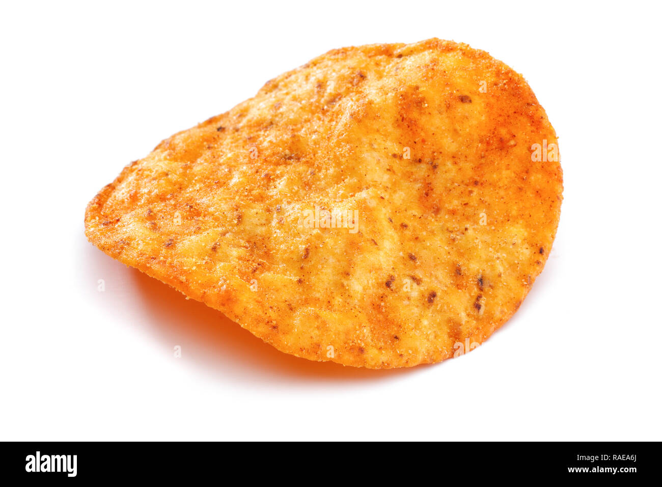 Corn chips isolated on white background Stock Photo - Alamy