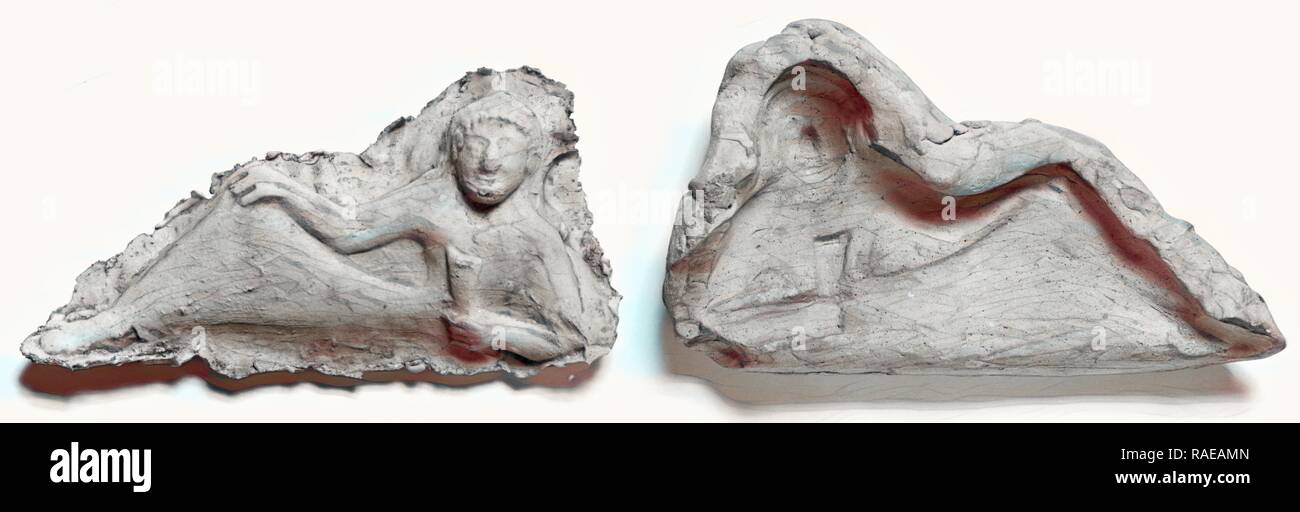 Mold for the Figure of a Reclining Male Symposiast, Tarentum (Taras ...