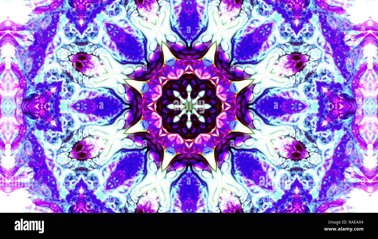 Abstract Paint Brush Ink Explode Spread Smooth Concept Symmetric ...