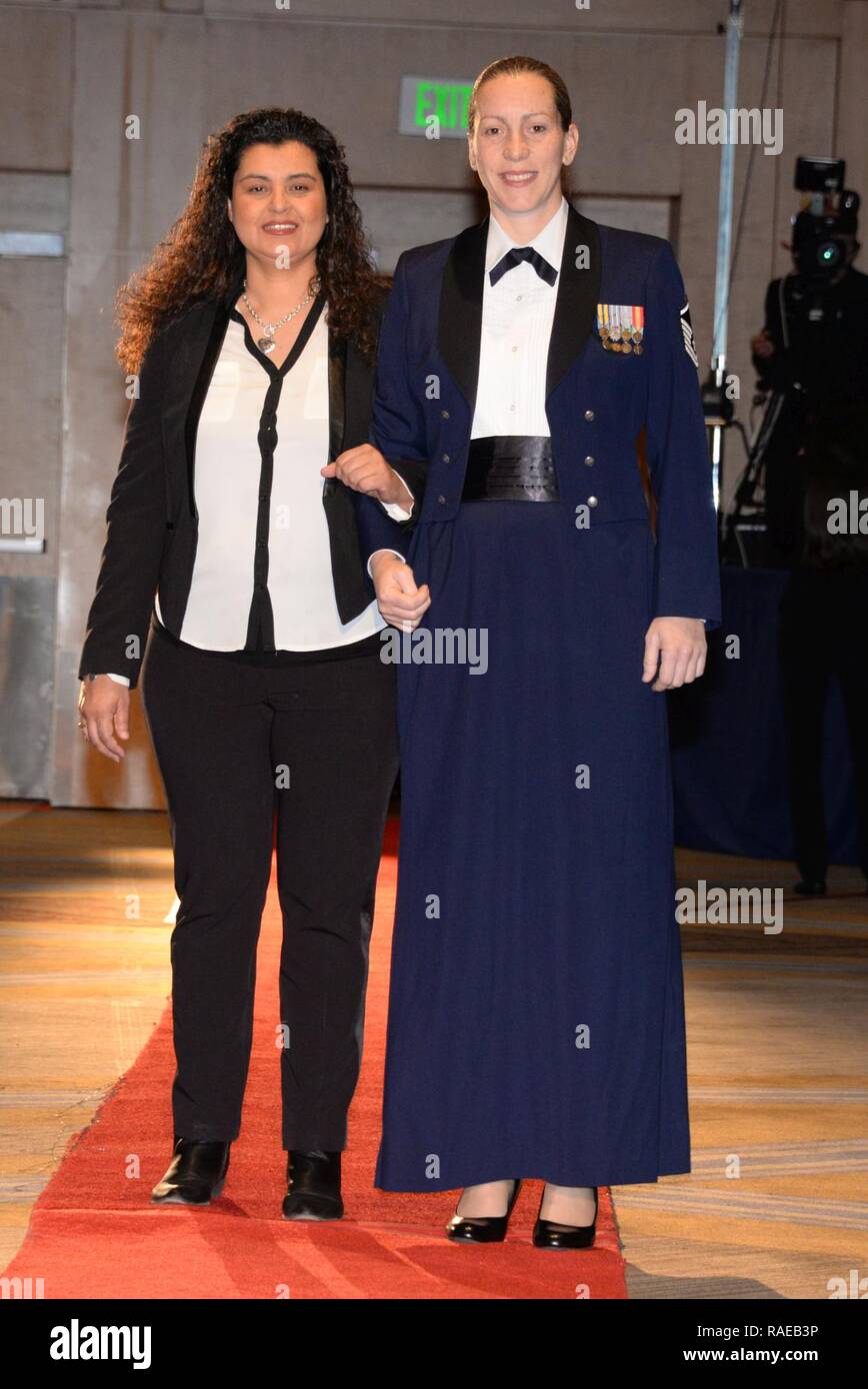 146th Airlift Wing's Master Sgt. Kelly Abbott and her fiancée Yohana ...