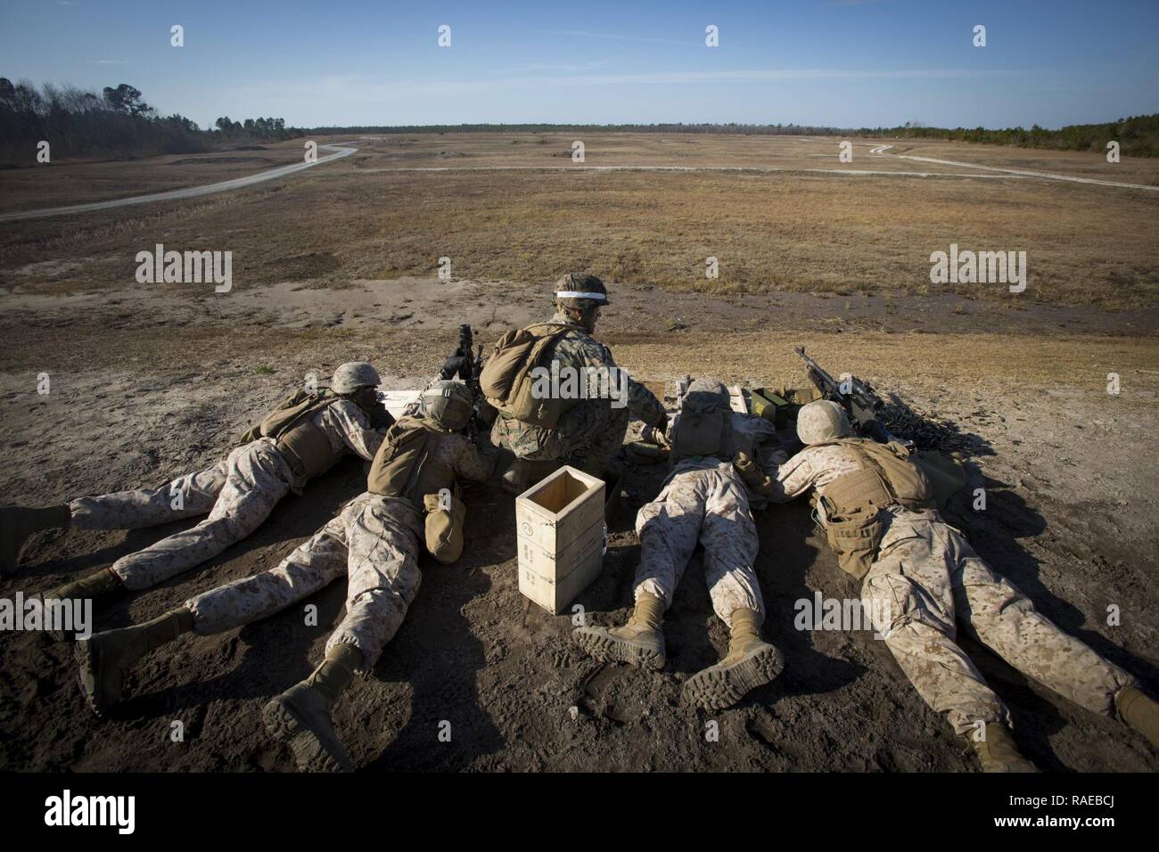U.S. Marines assigned to Kilo Company, Marine Combat Training (MCT ...