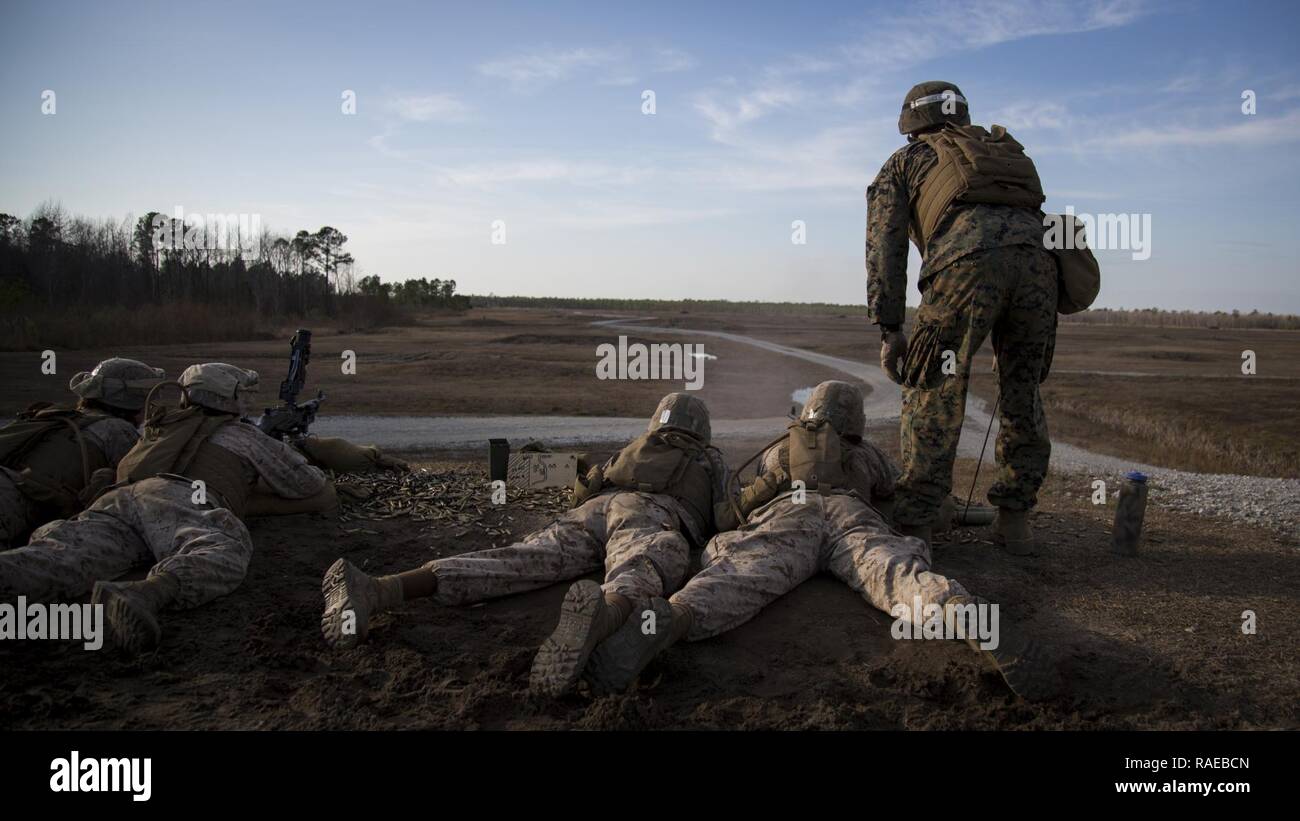 U.S. Marines assigned to Kilo Company, Marine Combat Training (MCT ...