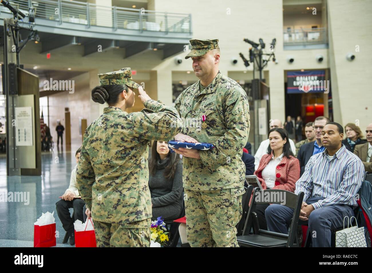 U.S. Marine Corps Gunnery Sgt. Crystal Salinas, capabilities officer ...