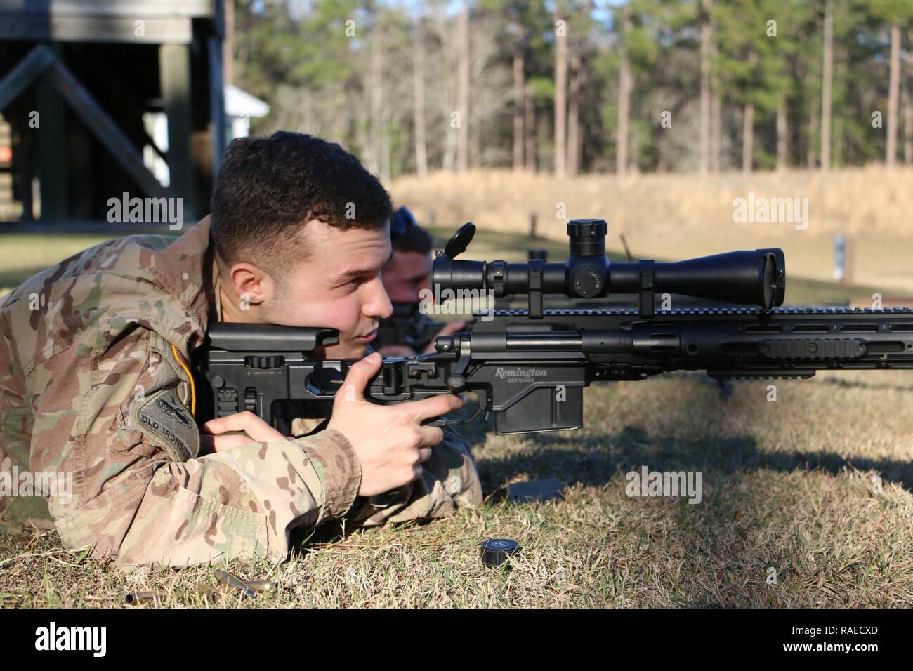 Sgt. Roberto Garcia, sniper section leader with Charlie Troop, 6th ...