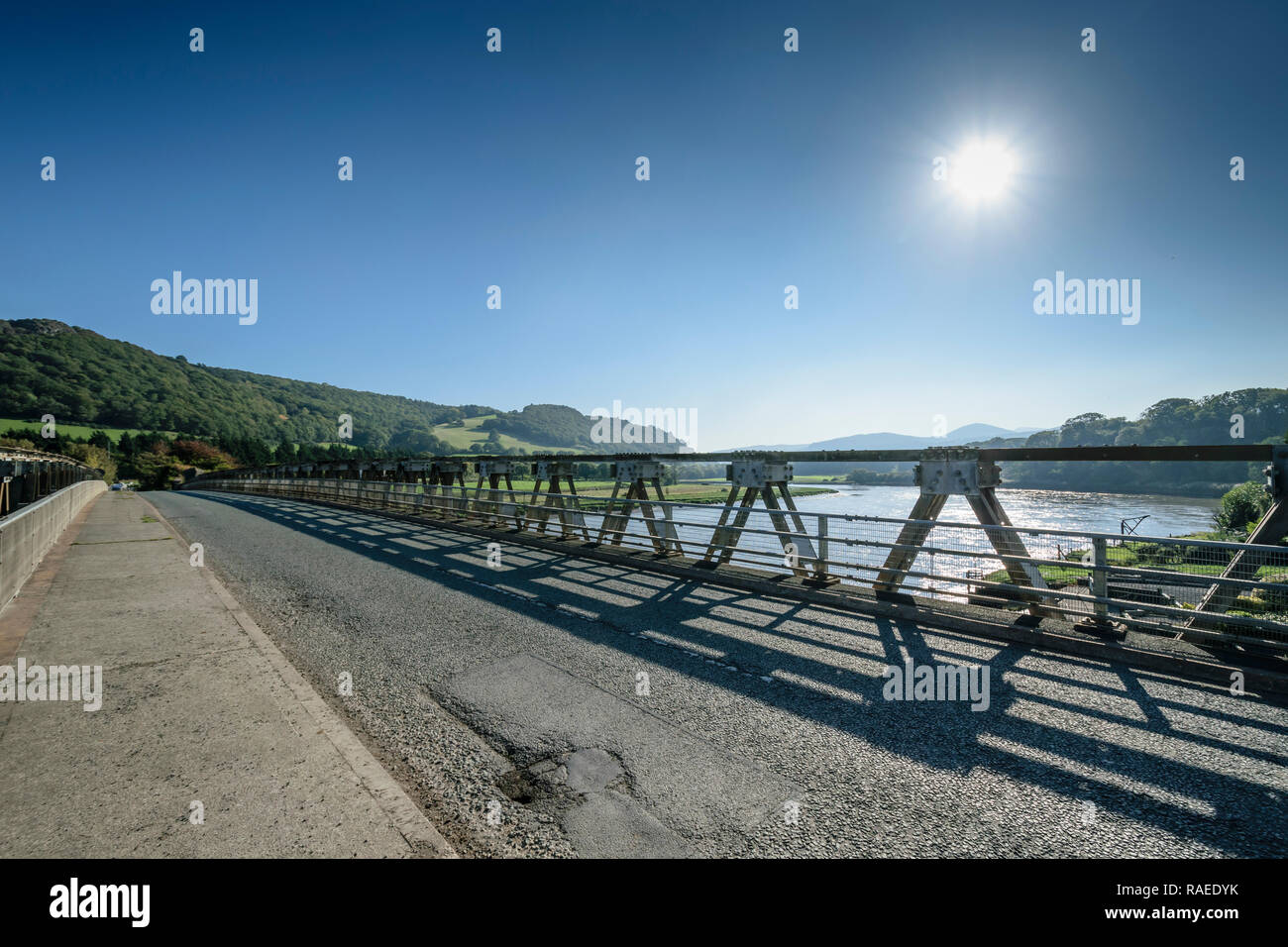 Pont Tal y Cafn bridge on the River Conwy North Wales Stock Photo - Alamy