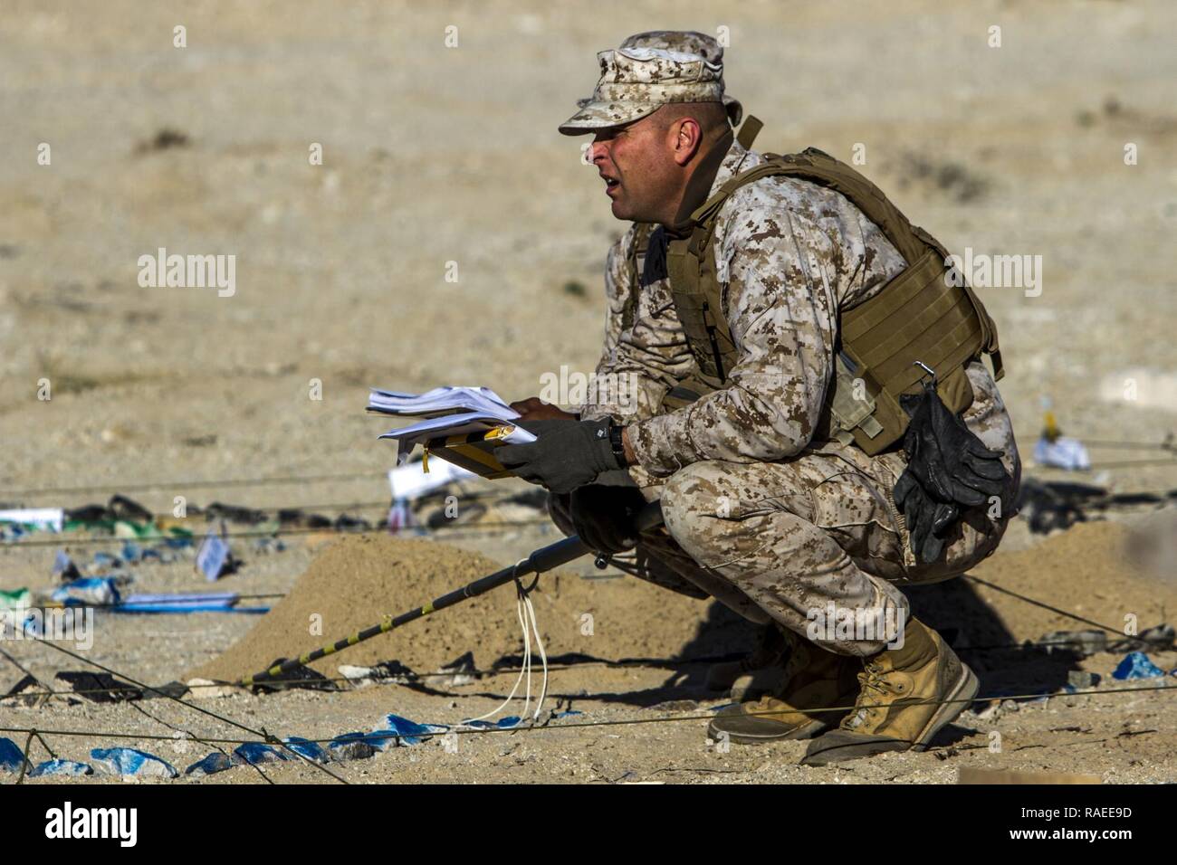 Lt. Col Matthew Danner, an infantry officer with 1st Marine Regiment ...