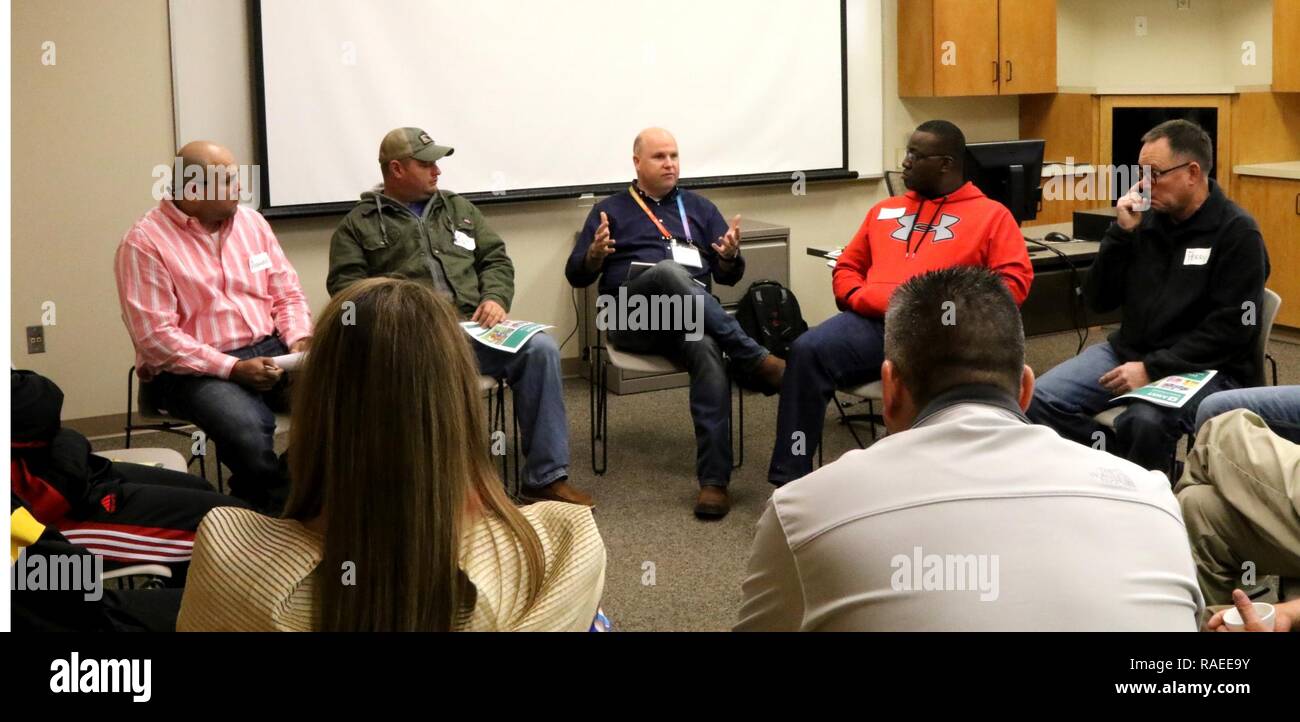 Chaplain Capt. David Morris speaks at an Applied Suicide Intervention ...