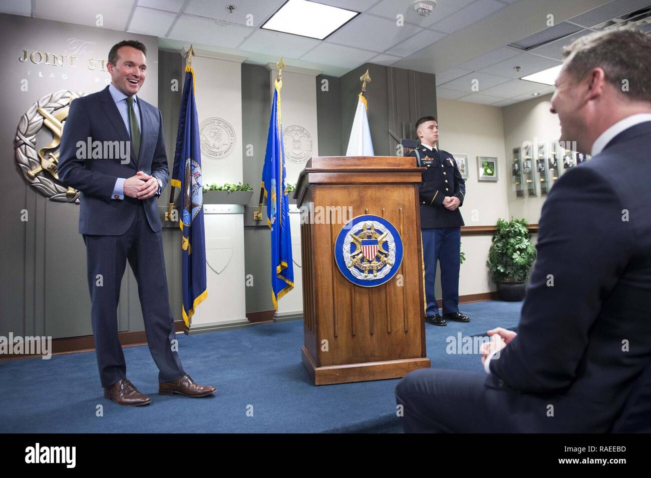 Secretary of the U.S. Army Eric K. Fanning addresses outgoing Under ...