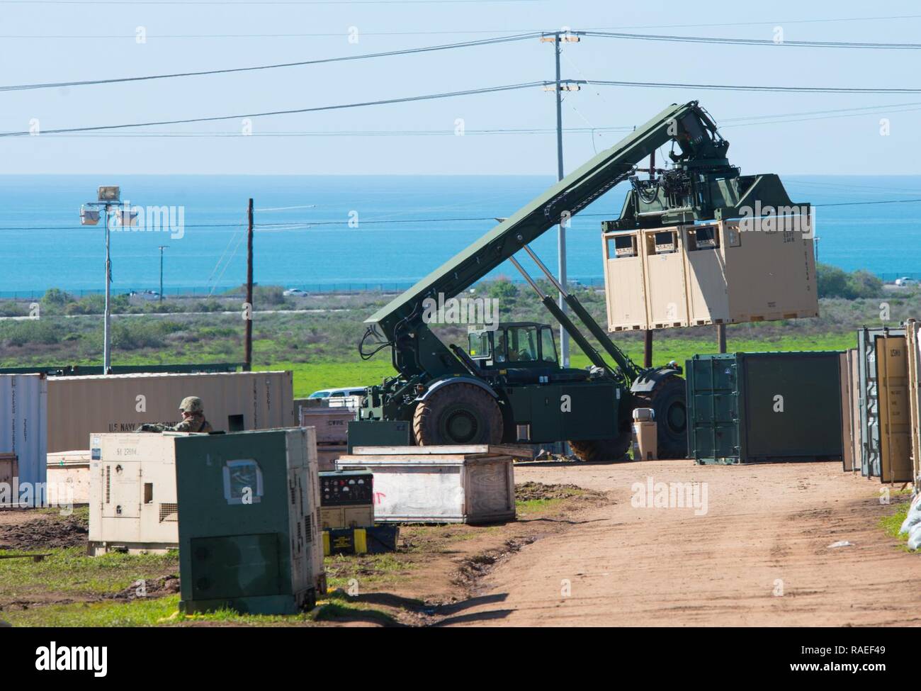 CAMP PENDLETON, Calif. (Jan. 26, 2017) - Seabees attached to Amphibious ...