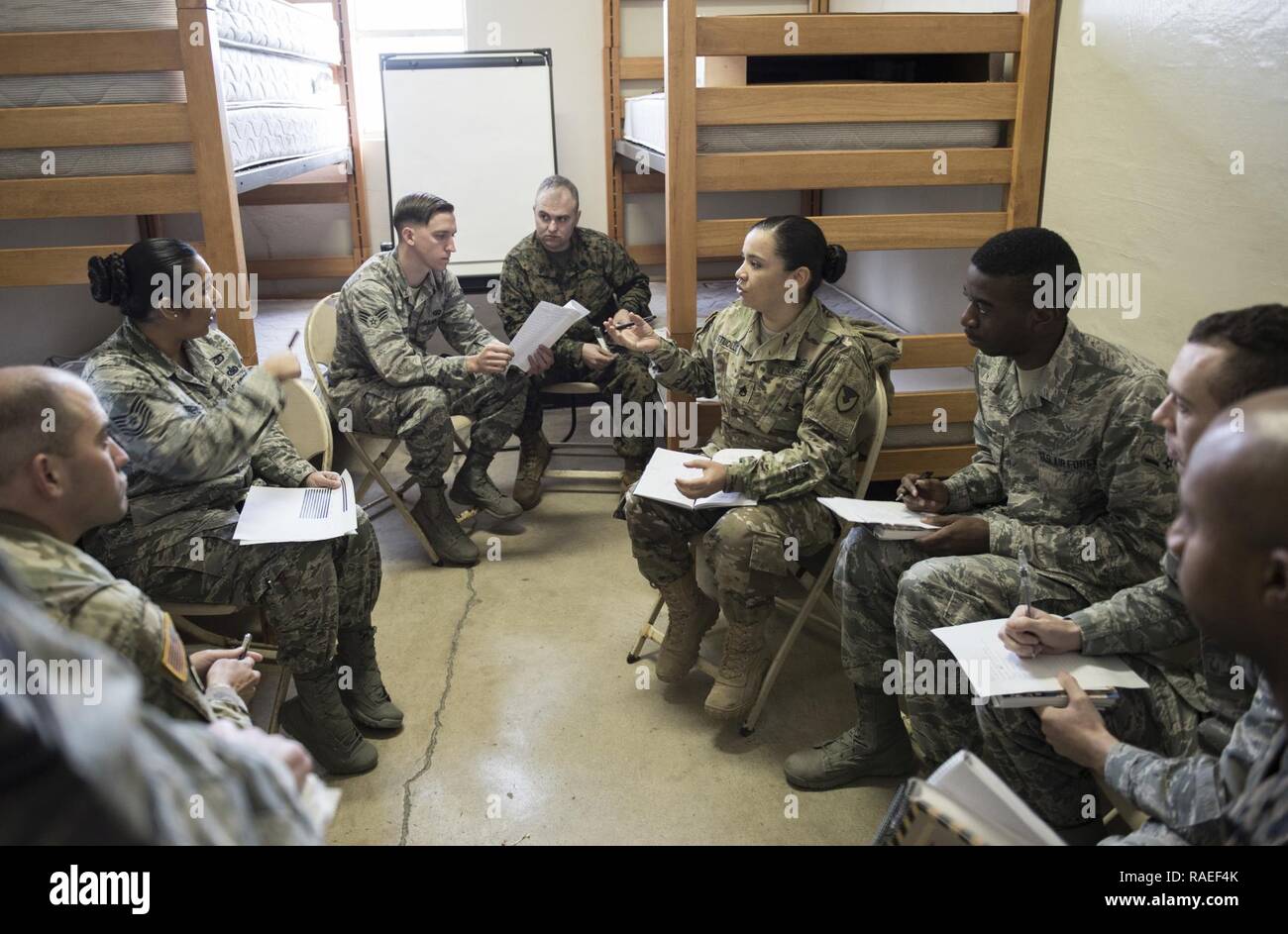 Contracting officers and finance agents from the U.S. Air Force, Army ...