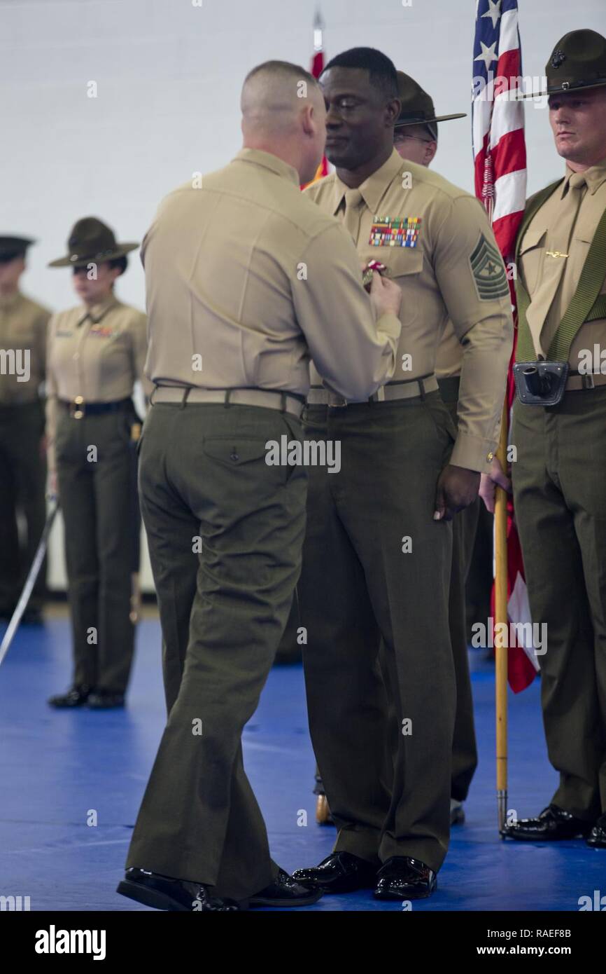 Commanding officer of the recruit training regiment hi-res stock ...