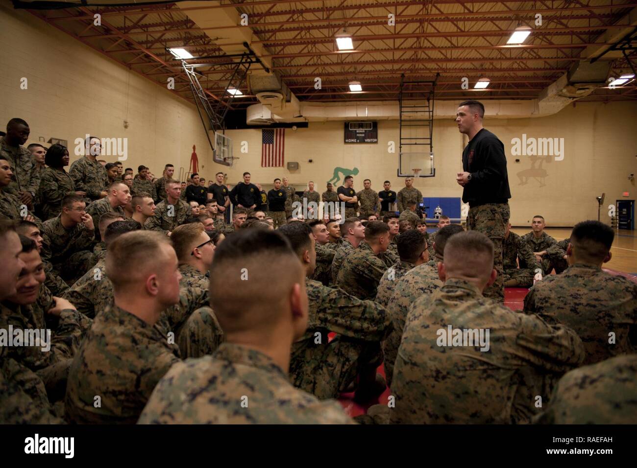 U.S. Marines assigned to Marine Corps Intelligence Schools, Navy and Marine Corps Intelligence ...