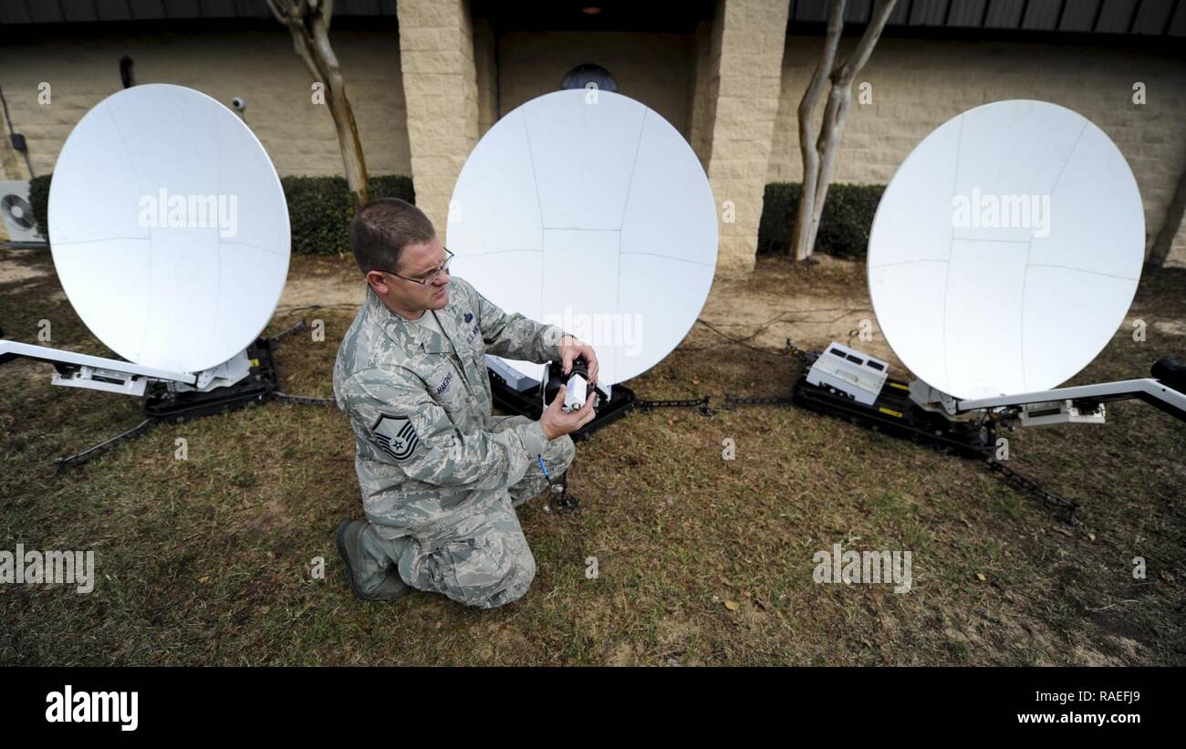 Master Sgt. Lucas Hansrote, chief of communications support with the ...