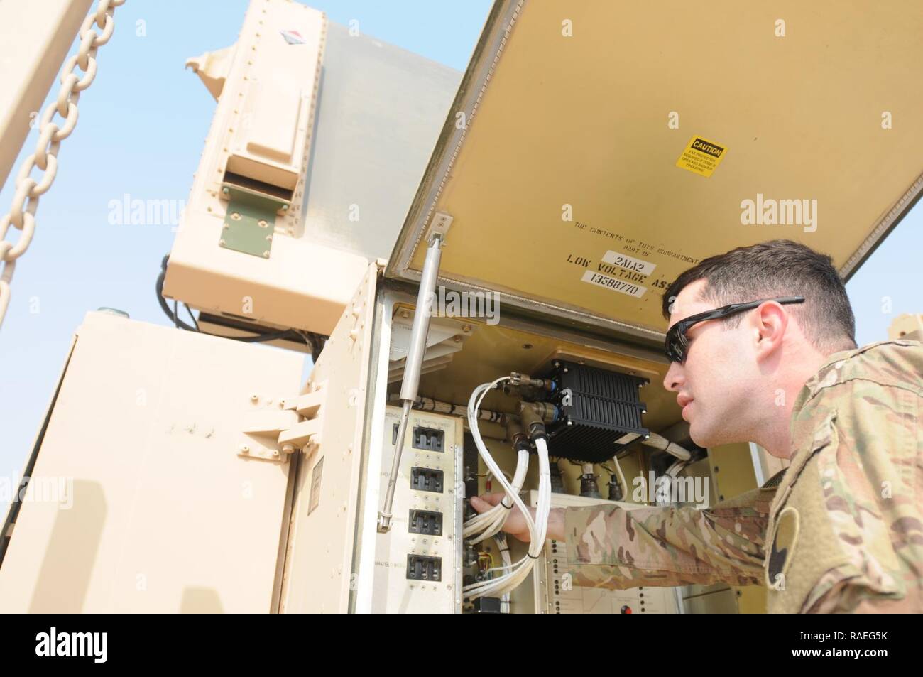 Soldiers of the 29th Infantry Division practice Air Defense techniques ...