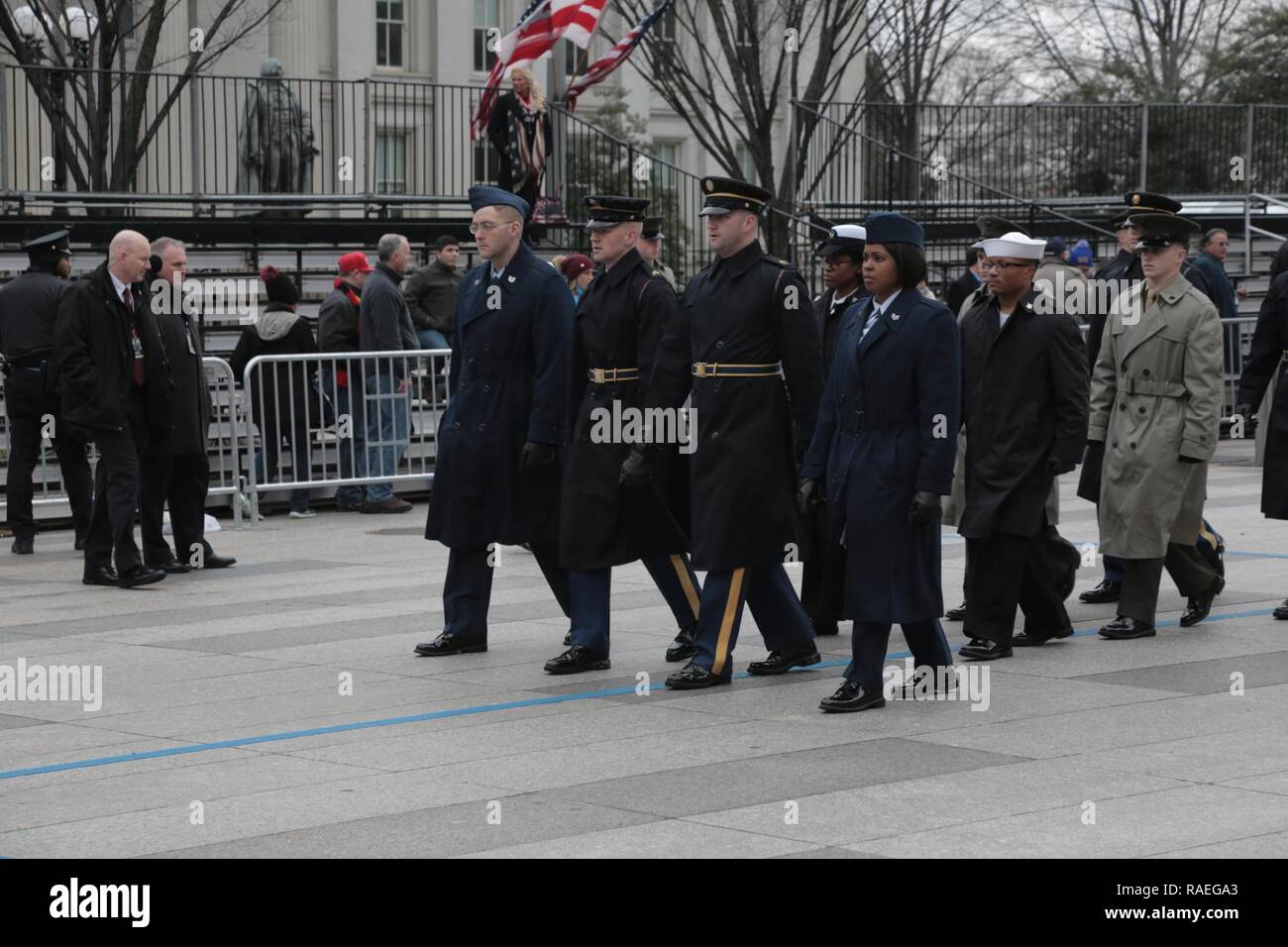 The 58th Presidential Inauguration parade for President Donald J. Trump ...