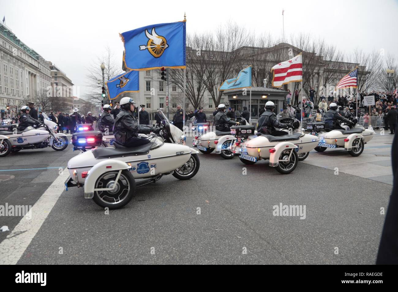 The 58th Presidential Inauguration parade for President Donald J. Trump ...