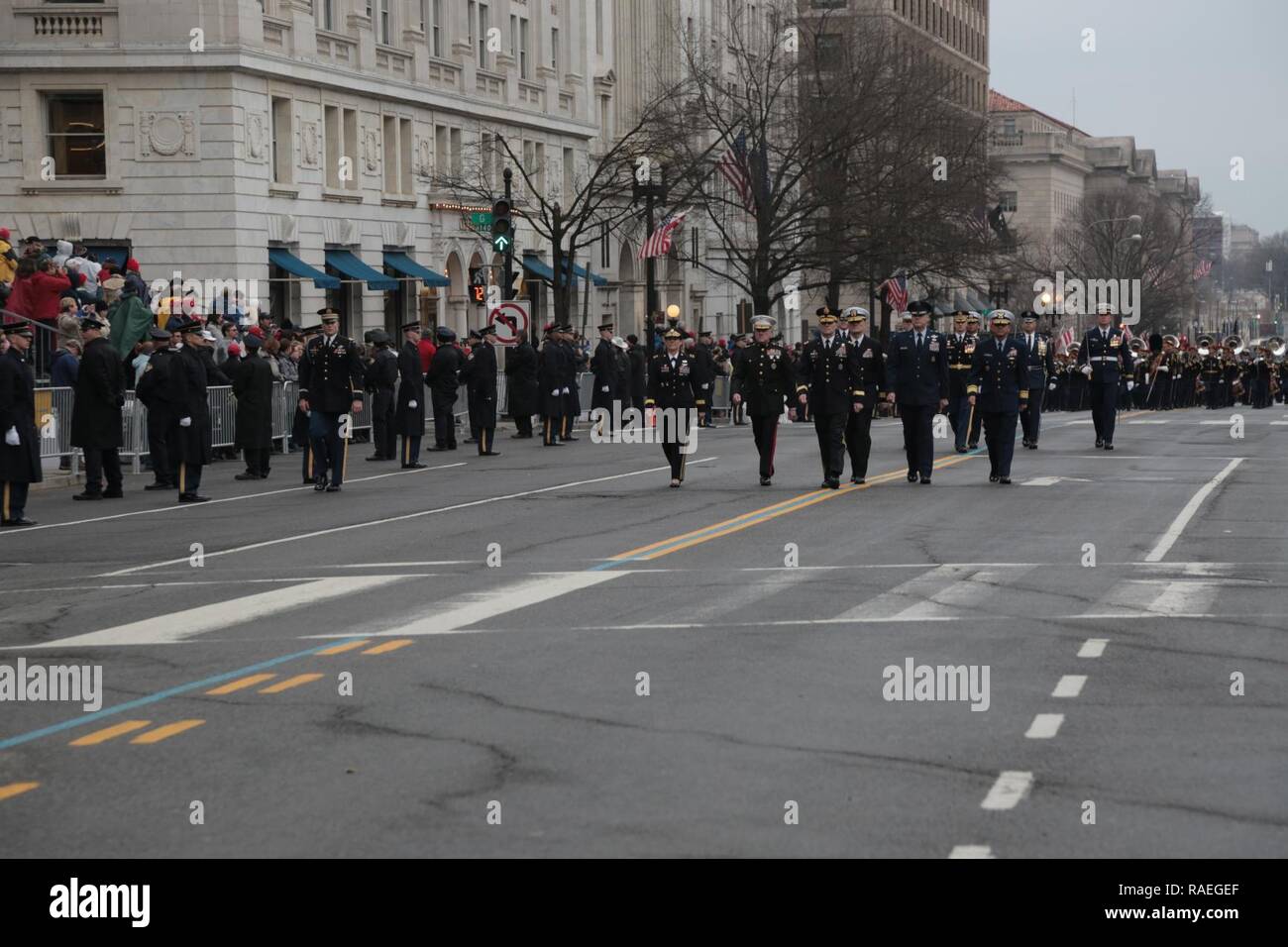 The 58th Presidential Inauguration parade for President Donald J. Trump ...