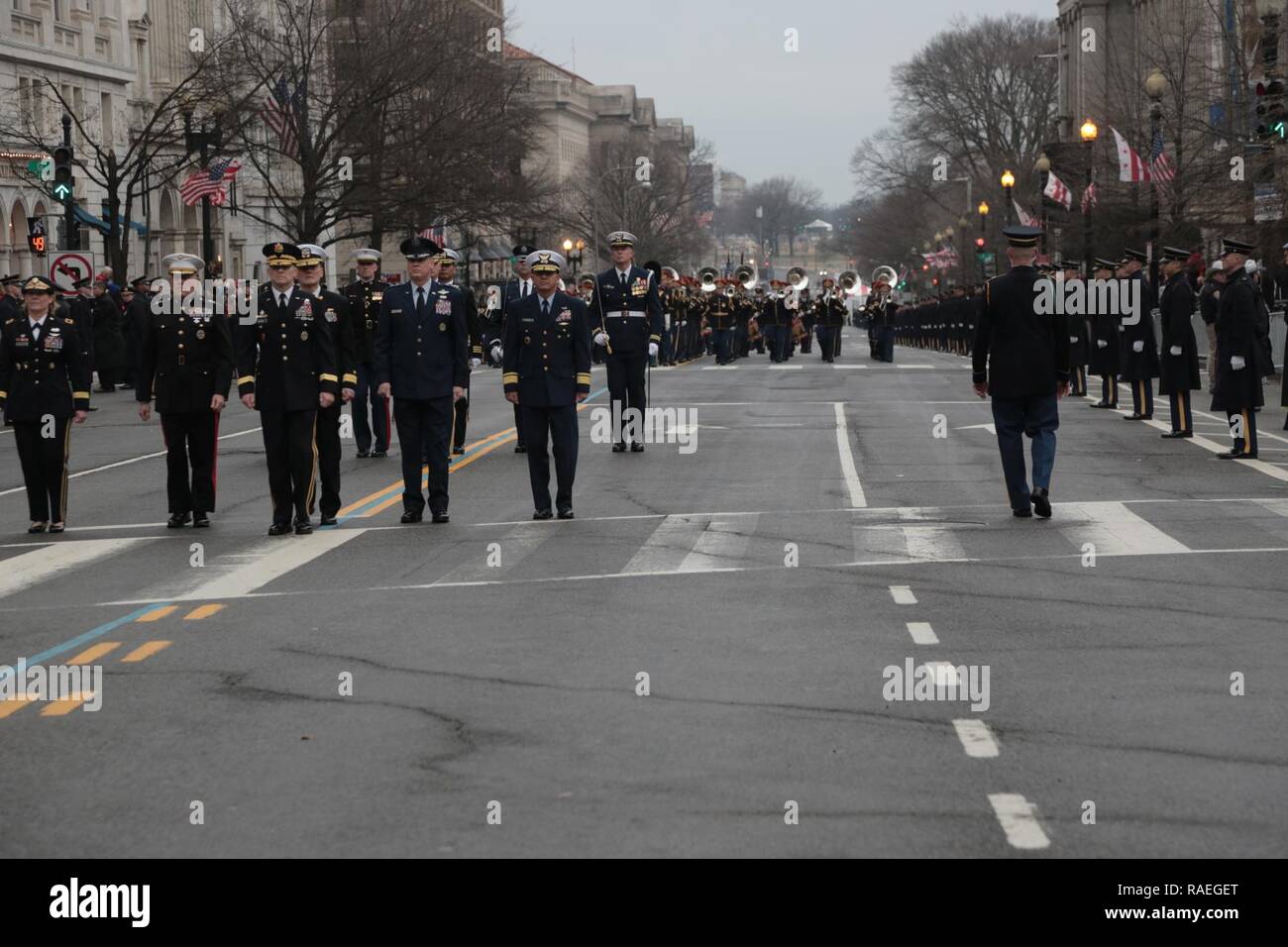 The 58th Presidential Inauguration parade for President Donald J. Trump ...