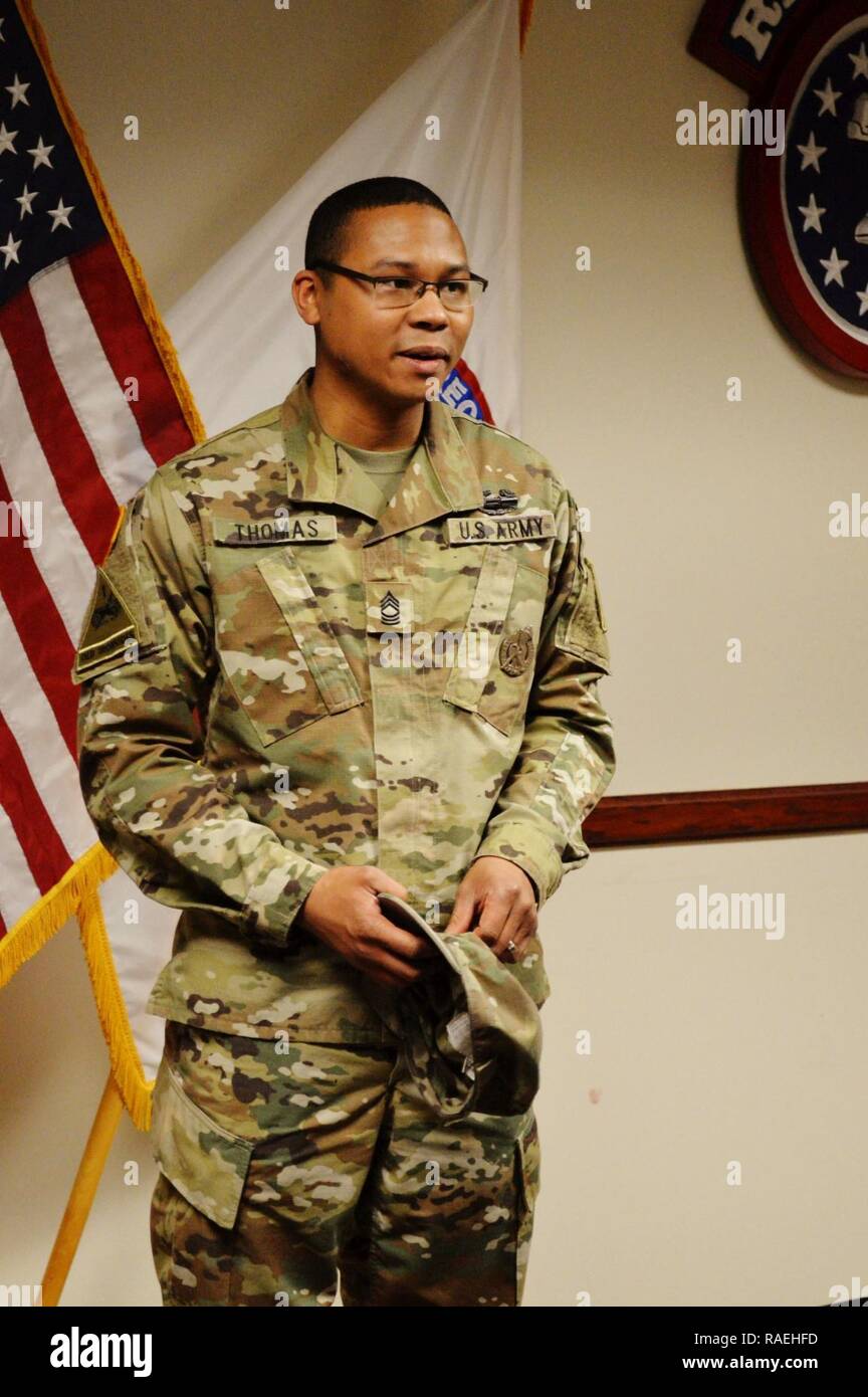 Master Sgt. Redus Thomas, operations noncommissioned officer in charge ...