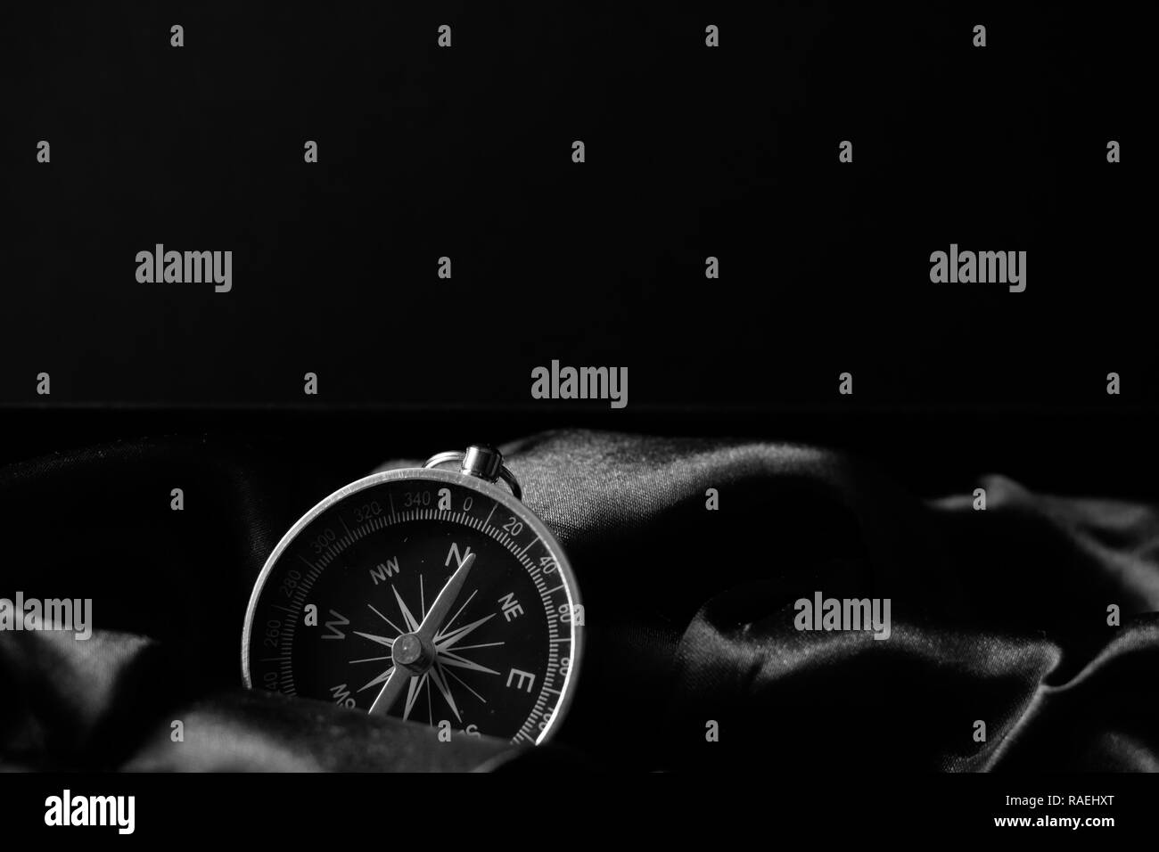 Magnetic compass Black and White Stock Photos & Images - Alamy