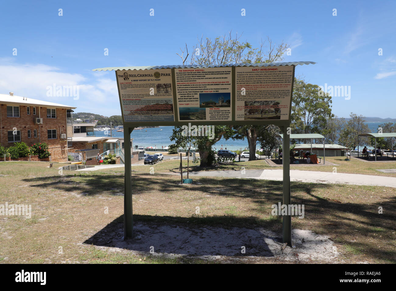 The Neil Carroll Park, Nelson Bay, Port Stephens Stock Photo - Alamy