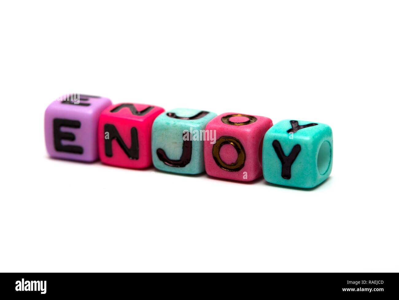 Enjoy word hi-res stock photography and images - Alamy