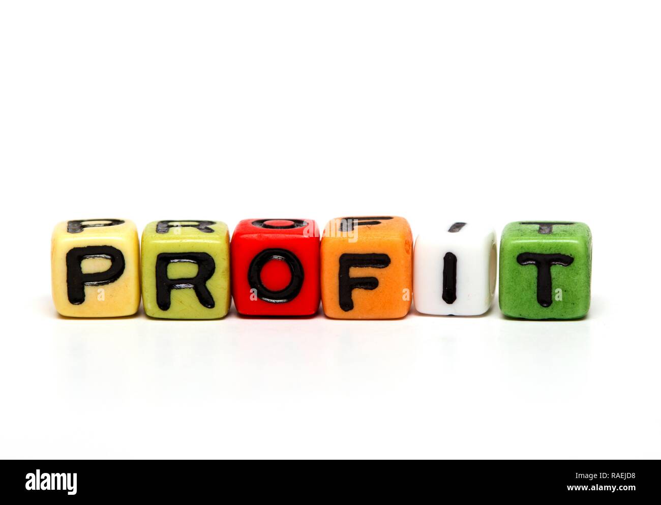 Profit word made from hi-res stock photography and images - Alamy